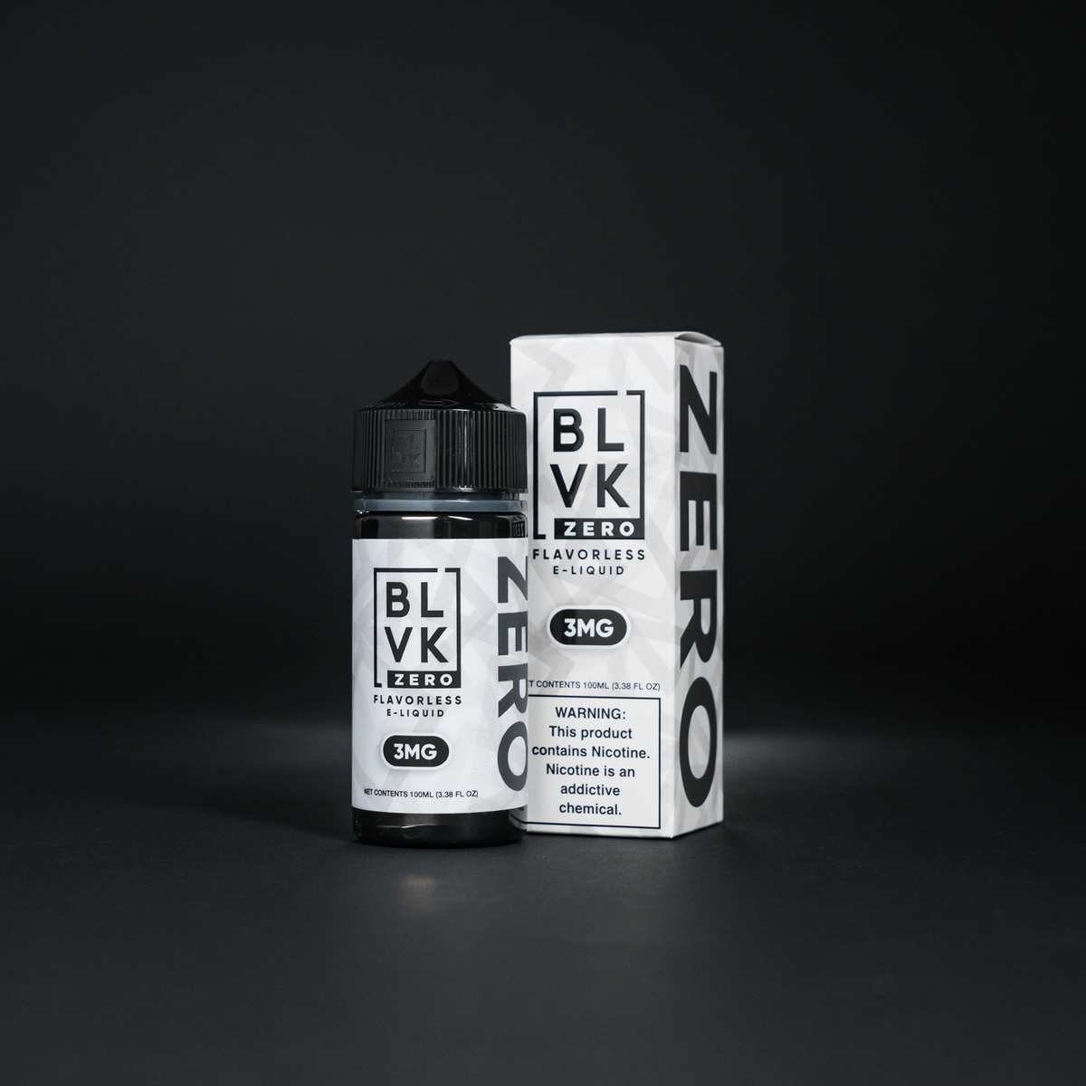BLVK Zero | Flavorless E-Liquid with Smooth Nicotine Blend